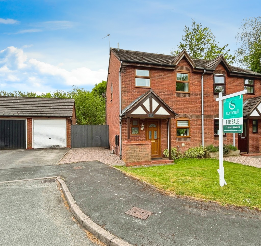 Handsacre, Rugeley, 3 bedroom, Semi-Detached